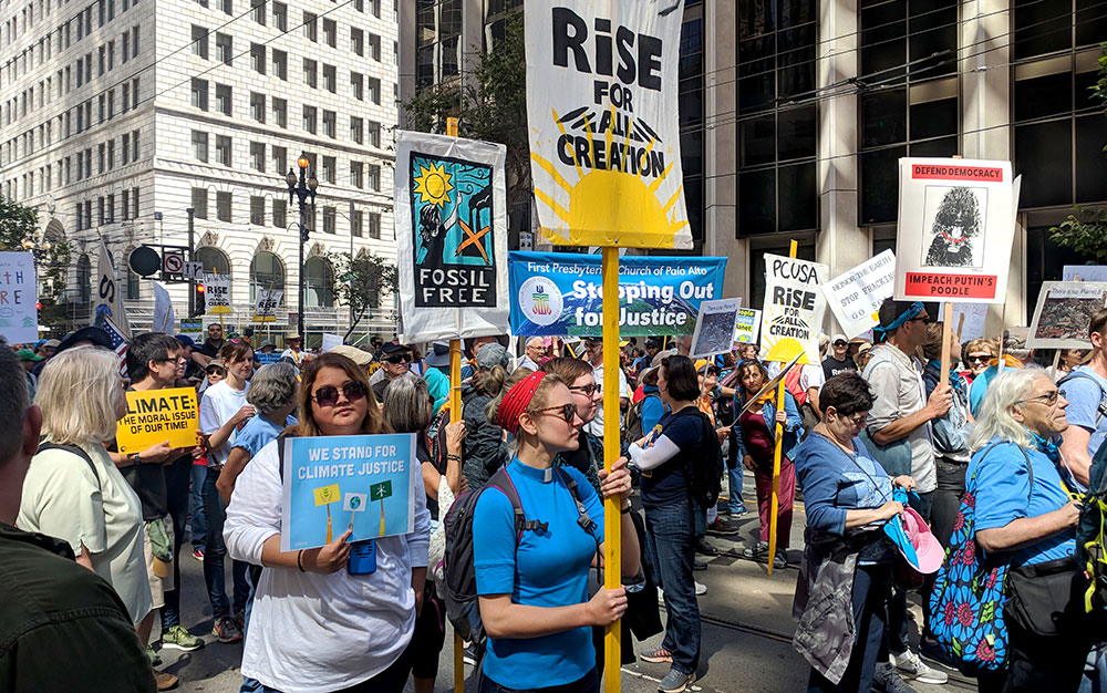 PLTS students join ‘Rise for Climate’ march in San Francisco - Center ...